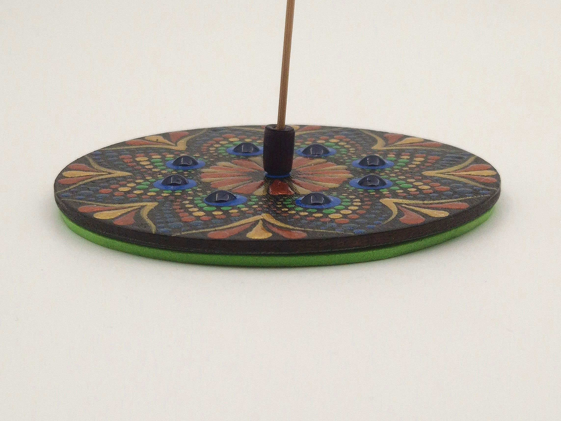 Podstavek za dišeče palčke - mandala harmonije in pripadnosti